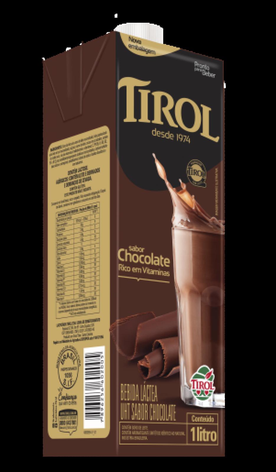 Bebida Chocolate Tirol 1L
